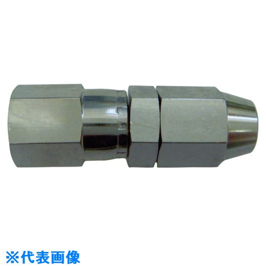 オレンジブック トラスコ中山　TRUSCOハッコウ ニューフレックス専用金具 6.5X10φ用XG1/4メネジ 〔品番:EEMU65G14〕[ 注番:8146277]特長●HAKKOニューフレックスホース専用金具です。用途●ホースと機器の接...