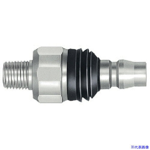 オレンジブック トラスコ中山　TRUSCO日東 ツイストプラグ(71714) 〔品番:TS30PMSTEELNBR〕[ 注番:8148025]特長●空気工具・機器類のホース接続用首振りプラグです。●手元角度が自由自在（屈曲範囲70°）になる...