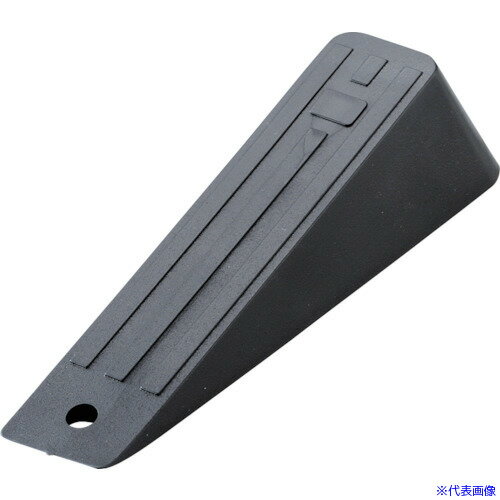 オレンジブック トラスコ中山　TRUSCO緑十字 差し込み式ドアストッパー 黒 ドアストッパー130−(3) H30×W40×D130mm ゴム製 〔品番:342023〕[ 注番:8151598]特長●差し込むだけでドアを好きな角度で固定で...