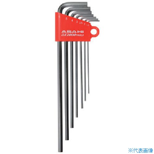 オレンジブック トラスコ中山　TRUSCOASH メッキロング六角棒レンチセット7本組 〔品番:AYS0710〕[ 注番:8165056]特長●六角穴の底まで一杯に入り確実にネジと噛み合うので、ネジがすり切れるのを防ぎます。●ロングタイプで...
