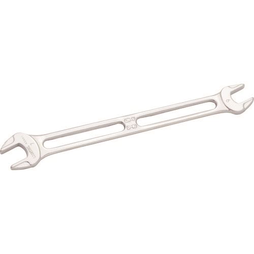 オレンジブック トラスコ中山　TRUSCOASH ライツールやり形両口スパナ6mm×7mm 〔品番:LSX0607〕[ 注番:8165368]特長●メーカー比で20％以上軽量化するとともに省資源を目指した工具です。●JIS S級です。用途●...