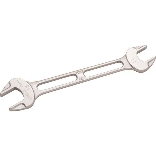 オレンジブック トラスコ中山　TRUSCOASH ライツールやり形両口スパナ11mm×13mm 〔品番:LSX1113〕[ 注番:8165371]特長●メーカー比で20％以上軽量化するとともに省資源を目指した工具です。●JIS S級です。用...