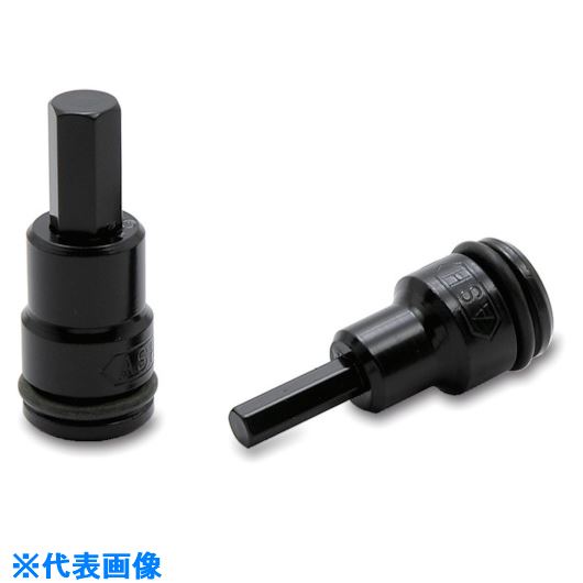 オレンジブック トラスコ中山　TRUSCOASH インパクトレンチ用ヘキサゴンソケット9.5□×6mm 〔品番:UX3006〕[ 注番:8165670]特長●ピン.Oリングで固定しますのでソケットの脱着を防ぎます。用途●六角穴付きボルト・六...