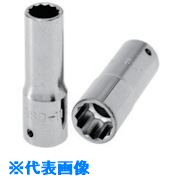 オレンジブック トラスコ中山　TRUSCOASH 12角ディープソケット9.5□×17mm 〔品番:VK3170〕[ 注番:8165761]特長●通常のソケットより全長長いので、奥深い箇所でも使用できます。用途●六角ボルト・ナットの締結作業...