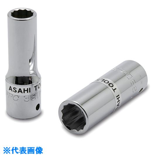 オレンジブック トラスコ中山　TRUSCOASH 12角ディープソケット9.5□×21mm 〔品番:VK3210〕[ 注番:8165765]特長●通常のソケットより全長長いので、奥深い箇所でも使用できます。用途●六角ボルト・ナットの締結作業...