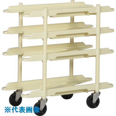 オレンジブック トラスコ中山　TRUSCOサンコー 品出し用カート 800469 サンパックカートN79404段クリーム 〔品番:SK80046901CL〕[ 注番:8166649]特長●ネスティングが可能です。ネスティングしたままの移動も...