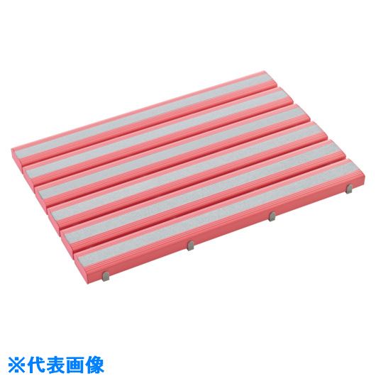 オレンジブック トラスコ中山　TRUSCOテラモト 抗菌すべり止め安全スノコ ピンク 〔品番:MR0983805〕[ 注番:8173050]特長●すべり止めテープ付で素足でも安心して使用できるスノコです。用途●ロッカールーム、シャワー室など...