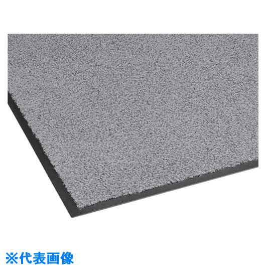 オレンジブック トラスコ中山　TRUSCOテラモト 屋内マット ニュートレビアン 灰 1500×2400mm 〔品番:MR0342525〕[ 注番:8173389]特長●いらっしゃいませの文字がプリントされた、フラットでなめらかなマットです...