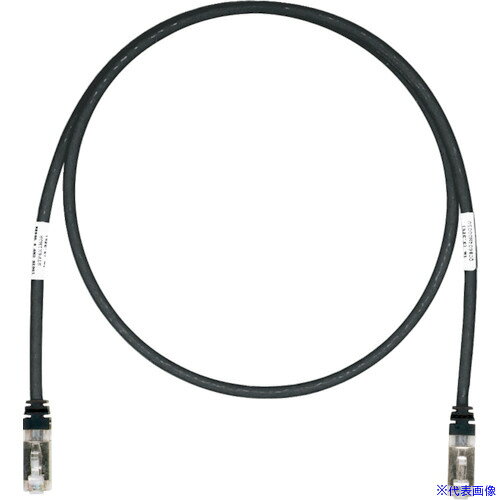 オレンジブック トラスコ中山　TRUSCOPANDUIT CAT6A/CAT6 シールドパッチコード 0.5m 黒 STP6X0.5MBL 〔品番:STP6X0.5MBL〕[ 注番:8180443]特長●カテゴリ6A/6シールドパッチコード...