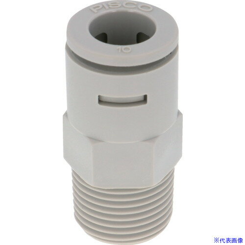 オレンジブック トラスコ中山　TRUSCOPISCO ケミカル継手 チューブフィッティングケミカル ストレートチューブ10MMネジR3/8 〔品番:APC1003〕[ 注番:8181001]特長●本体材質は耐熱性、難燃性(UL94V-0相当...