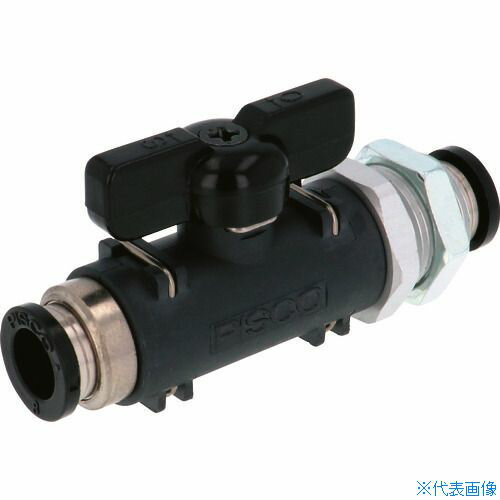 オレンジブック トラスコ中山　TRUSCOPISCO 切換弁 ボールバルブ 20シリーズ 隔壁ユニオン 〔品番:BVM200808〕[ 注番:8181130]特長●機器への空気圧入力を開閉します。●水を流すことができます。(条件有)●チュー...