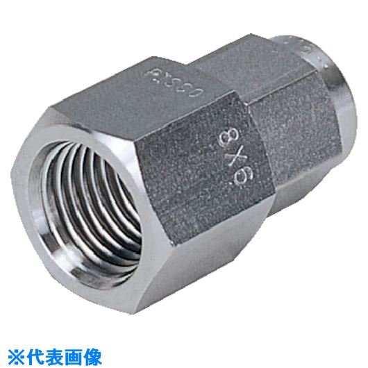 オレンジブック トラスコ中山　TRUSCOPISCO チューブフィッティング SUS316締付継手 メスストレートチューブ0420ねじR1/8 〔品番:NSCF042001〕[ 注番:8181565]特長●全ての材質に耐蝕に優れたSUS31...
