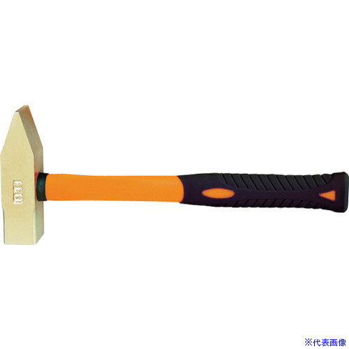 オレンジブック トラスコ中山　TRUSCOBAHCO 防爆ハンマー ノンスパーキングマシニスト ファイバーハンドル 頭長130mm 頭径33mm 〔品番:NS504800FB〕[ 注番:8183039]特長●国際規格DINとISOに準じて製...