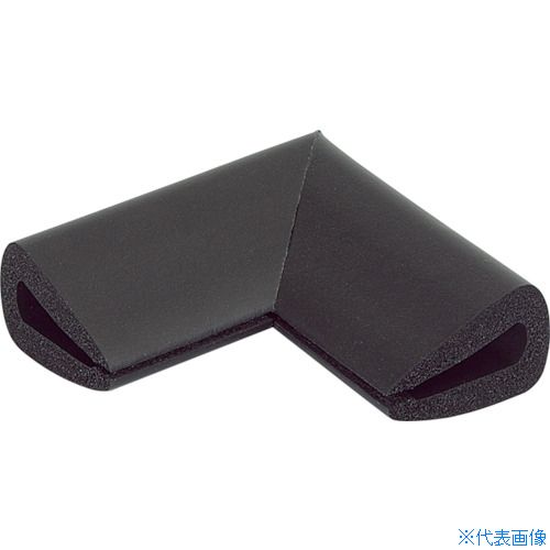 オレンジブック トラスコ中山　TRUSCOCAR−BOY 安心クッションはさみこみ型 コーナー用 内幅9mm ブラック 〔品番:AC157〕[ 注番:8183574]特長●非常に柔らかく弾力性に優れた素材です。●耐摩耗性にも優れています。●...