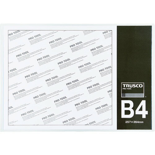 オレンジブック トラスコ中山　TRUSCOTRUSCO 厚口カードケース B4 〔品番:THCCHB4〕[ 注番:8188207]特長●0.5mm厚のため、適度な厚さがあり折れにくく丈夫です。●図面の保管、書類回覧など内容物を傷めたり傷つけ...