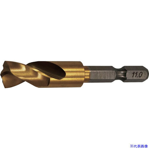 オレンジブック トラスコ中山　TRUSCORELIEF 六角軸ショートドリル 11.0mm 〔品番:26255〕[ 注番:8188435]特長●特殊な刃先で切削能率をUPし、スムースな穴あけ作業が可能です。●ショートサイズでブレにくく、正確...