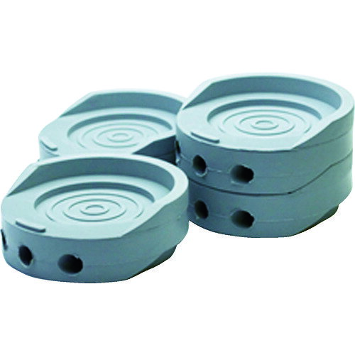 オレンジブック トラスコ中山　TRUSCOWAKI HYPER防振ゴム φ70X25mm グレー (4個入) 〔品番:EGH006〕[ 注番:8190105]特長●両面の形状は荷重が増加するとともに受圧面積が増えるように設計されています。●...