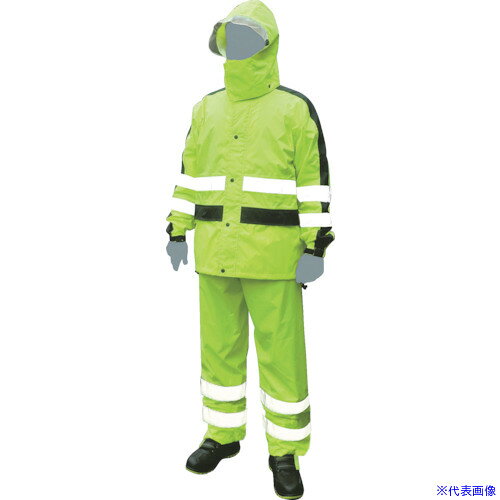オレンジブック トラスコ中山　TRUSCOK−WORK W−40 雨ほたる M 〔品番:W40M〕[ 注番:8190646]特長●蛍光色の生地とスーツ上下に反射帯を備え、昼夜において着用者の存在を明らかにします。●背中はベンチレーション仕様...