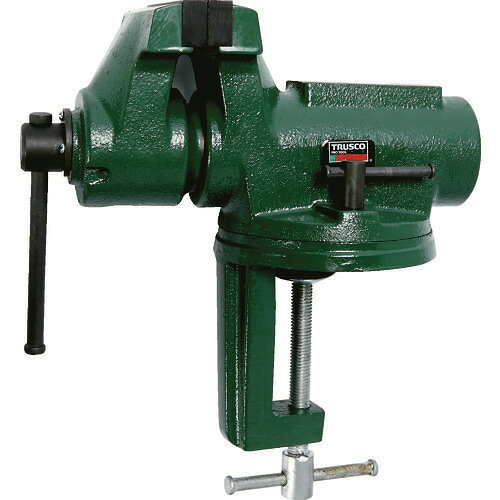 オレンジブック トラスコ中山　TRUSCOTRUSCO 回転式ベンチバイス 100mm 〔品番:BV100SN〕[ 注番:8191322]特長●クランプ式なので簡単に取り付け、取り外しができます。●回転台付で平行90°回転できます。●アンビ...