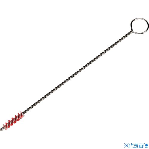 オレンジブック トラスコ中山　TRUSCOTRUSCO 小径パイプブラシ 3mm HACCP対応 レッド 〔品番:TMPB3R〕[ 注番:8191574]特長●ノズルなど、細い穴の清掃に便利なブラシです。●カラーによる区域管理などができるH...