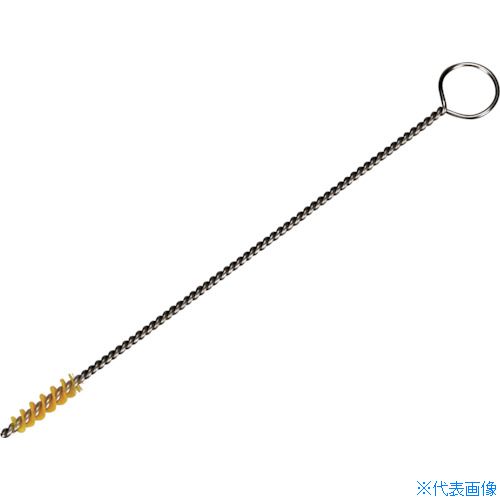 オレンジブック トラスコ中山　TRUSCOTRUSCO 小径パイプブラシ 4mm HACCP対応 イエロー 〔品番:TMPB4Y〕[ 注番:8191586]特長●ノズルなど、細い穴の清掃に便利なブラシです。●カラーによる区域管理などができる...