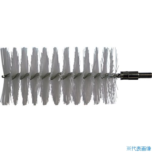 オレンジブック トラスコ中山　TRUSCOTRUSCO ジョイントブラシ 50mm HACCP対応 ホワイト 〔品番:TJPB50W〕[ 注番:8191635]特長●ジョイントブラシハンドルと組み合わせて使用するジョイント式パイプクリーナー...