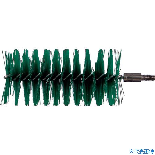 オレンジブック トラスコ中山　TRUSCOTRUSCO ジョイントブラシ 50mm HACCP対応 グリーン 〔品番:TJPB50GN〕[ 注番:8191637]特長●ジョイントブラシハンドルと組み合わせて使用するジョイント式パイプクリーナ...