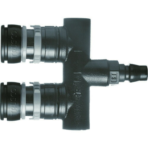 オレンジブック トラスコ中山　TRUSCOTRUSCO 樹脂継手ソケット 2分岐配管用 〔品番:TRSL1NR〕[ 注番:8195077]特長●ツインタイプは、1本の配管を2分岐に拡張する製品です。1つの流体供給源から2〜3つのエアツールを...