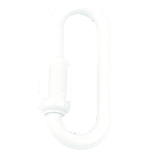 オレンジブック トラスコ中山　TRUSCOTRUSCO プラカラビナ ホワイト 6MM (2個入) 〔品番:TCK6W〕[ 注番:8195289]特長●プラスチックチェーン同士をつなぐためのジョイントです。用途●進入禁止区間の仕切りや、駐車...