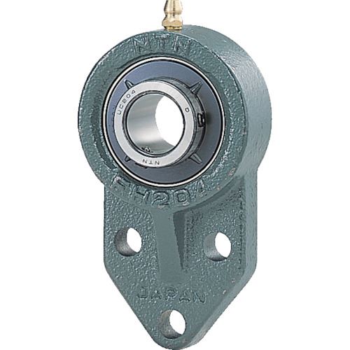 オレンジブック トラスコ中山　TRUSCONTN G ベアリングユニット(円筒穴形、止めねじ式)軸径40mm内輪径40mm全長100mm 〔品番:UCFH208D1〕[ 注番:8197196]特長●取付ボルト穴を軸受箱の片面に集中したもので...