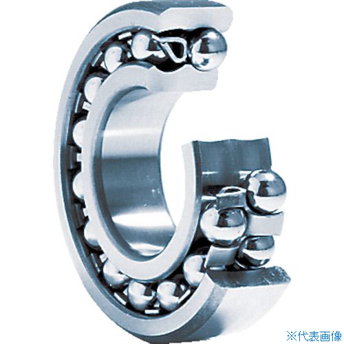オレンジブック トラスコ中山　TRUSCONTN A 小径小形ボールベアリング内輪径65mm外輪径120mm幅31mm 〔品番:2213S〕[ 注番:8197653]特長●軸受の取り付けなどによって生じる軸心の狂いを自動的に調整できます。●...
