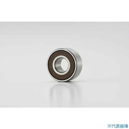 オレンジブック トラスコ中山　TRUSCONTN 複列アンギュラ玉軸受(シール付)内径30mm外径62mm幅23.8mm 〔品番:5206CLLU〕[ 注番:8198311]特長●単列アンギュラ玉軸受を背面合わせ（DB）にして内輪、外輪それ...