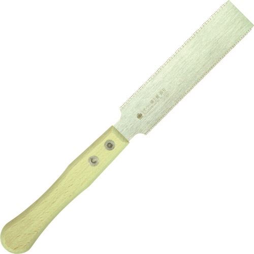 オレンジブック トラスコ中山　TRUSCORAZORSAW 細工鋸両刃 〔品番:1151〕[ 注番:8199121]特長●アサリが無く板厚0.3mmの薄刃タイプですので柔軟性も抜群、板表面にキズが付かなく木釘（ダボ）切りや仕上げ加工に使えま...