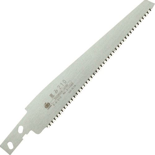 オレンジブック トラスコ中山　TRUSCORAZORSAW 恵み薄刃210 替刃 〔品番:S1060〕[ 注番:8199142]特長●果樹全般から庭木の剪定まで幅広く使用出来ます。●スムーズな切味と切口の綺麗さが特長です。用途●生木剪定用（...