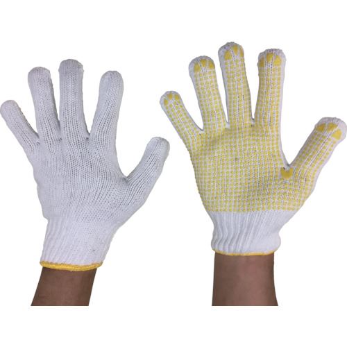 オレンジブック トラスコ中山　TRUSCO勝星 滑り止め軍手お買得品5双組 L 〔品番:48036〕[ 注番:8200026]特長●塩化ビニル樹脂による高いグリップ力。●ポリエステル繊維なので汚れを落としやすい。●軍手の厚みがあり、優れた保...