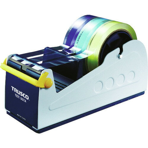 オレンジブック トラスコ中山　TRUSCOTRUSCO テープカッター 大型 〔品番:TET337A〕[ 注番:8206434]特長●安定感のある重量級のテープカッターです。●三つのコアがあり用途に応じて使い分けができます。●スチール製で頑...