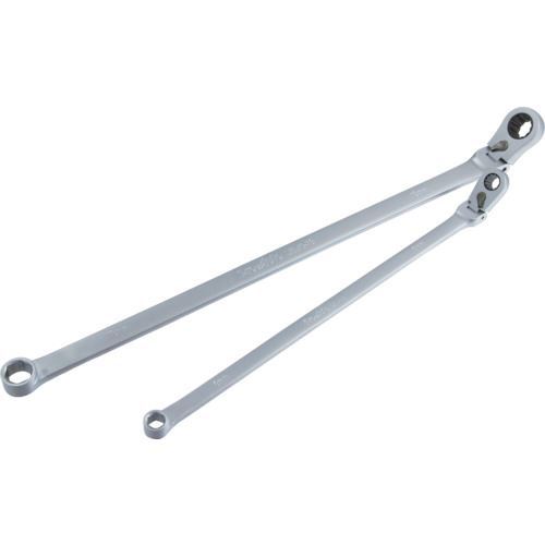 オレンジブック トラスコ中山　TRUSCOPro-Auto 超ロングフレックスギアレンチ8MM 〔品番:LFMG08〕[ 注番:8219238]特長●狭く奥深い場所でも使い勝手に優れる超ロング仕様。●ラチェットは左右切り替えレバー付きで、1...