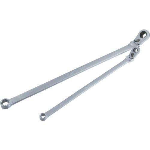 オレンジブック トラスコ中山　TRUSCOPro-Auto 超ロングフレックスギアレンチ14MM 〔品番:LFMG14〕[ 注番:8219242]特長●狭く奥深い場所でも使い勝手に優れる超ロング仕様。●ラチェットは左右切り替えレバー付きで、...