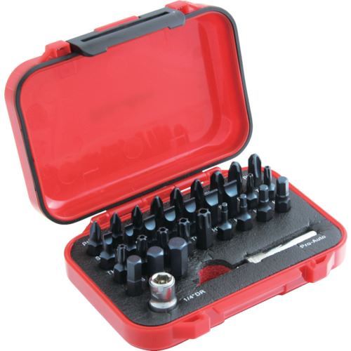 オレンジブック トラスコ中山　TRUSCOPro-Auto 32PC ビットセット 〔品番:PAB1432S〕[ 注番:8219258]特長●新型ブルーブラックカラービットは、従来品より耐久性がアップしています。●専用ケースにきっちり収納、...