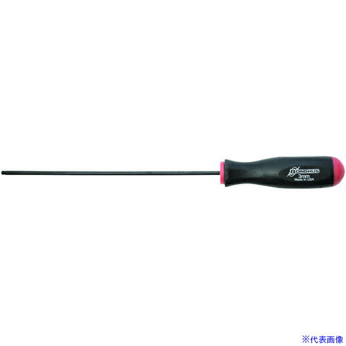 オレンジブック トラスコ中山　TRUSCOBONDHUS ボールポイントロングドライバー 3mm BSL3MM No.10756 〔品番:BSL3MM〕[ 注番:8230679]特長●グリップはトルク伝達がよく、滑りを防止したデザインとなっ...