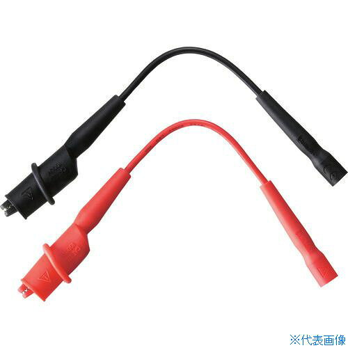 オレンジブック トラスコ中山　TRUSCOSANWA クリップアダプタ 〔品番:CL15A〕[ 注番:8250505]特長●テストリードのピン先に挿入用アリゲータクリップの大です。用途●機器メンテナンス用。●研究開発用。●ビル設備メンテナン...