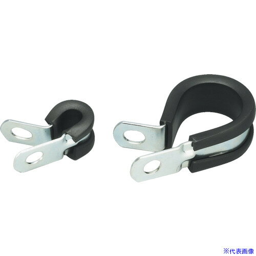 オレンジブック トラスコ中山　TRUSCOFLOBAL JCS 鉄 Pクリップ 22400173 〔品番:JCSP28〕[ 注番:8258087]特長●ゴムライナー（TPEゴム）は振動を吸収し、パイプやケーブルの擦り傷を防ぎます。●特別な補...