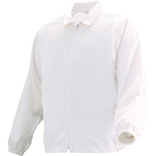 オレンジブック トラスコ中山　TRUSCOミドリ安全 ブルゾン クリーンウェア ホワイト S 〔品番:C3208WS〕[ 注番:8259008]特長●ブルゾンのクリーンウエアです。用途●作業者からの発塵とESD防止対策。仕様●色：ホワイト●...