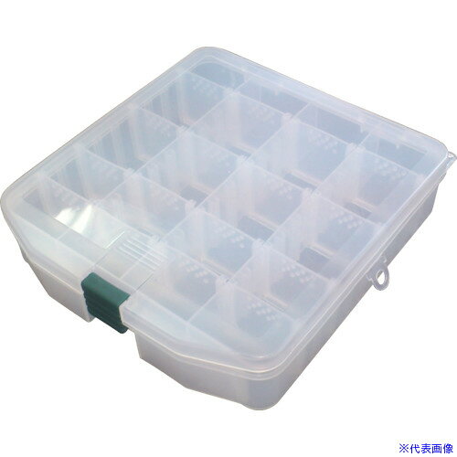 オレンジブック トラスコ中山　TRUSCOMEIHO フライケースOL 〔品番:OLF〕[ 注番:8259367]特長●クリップ安全ピンなど小物文具の収納に最適です。用途●工具箱やキャビネットの中の整理整頓。仕様●色：クリア●外形寸法(mm...