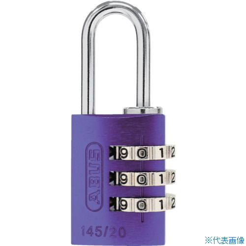 オレンジブック トラスコ中山　TRUSCOABUS ナンバー可変式南京錠 145-20 パープル 〔品番:14520PU〕[ 注番:8265395]特長●アルミボディを採用しているので軽量でカラフルなダイヤル錠です。●カラーにより色々な識別...