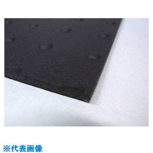 オレンジブック トラスコ中山　TRUSCOMF ブラックターフ 凹凸あり 10mm(GT21−012) 〔品番:BT002〕[ 注番:8265706]特長●弾力性に優れ、滑らず疲れず安全です。用途●工事現場歩行用・イベント会場など仕様●厚さ...