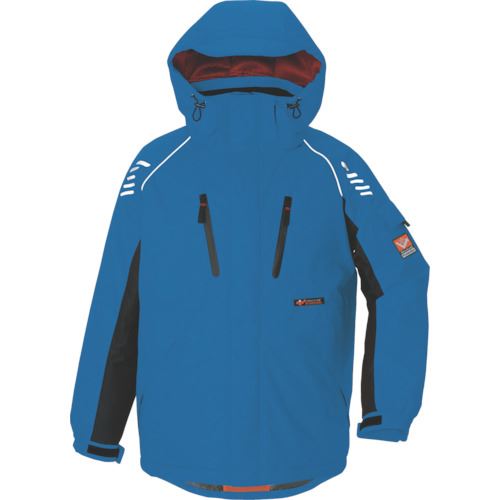 オレンジブック トラスコ中山　TRUSCOアイトス 防寒ジャケット ブルーS 〔品番:AZ6063006S〕[ 注番:8277237]特長●軽量で保温効果が高い光電子[[(R)]]中綿を採用した本格防寒着です。●前はジャケット丈で動きやすく...