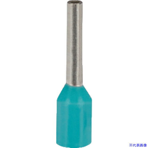 オレンジブック トラスコ中山　TRUSCOPANDUIT 絶縁付フェルール端子(SingleWire DIN規格) AWG24−22 ターコイズ 500本入 FSD74−8−D 〔品番:FSD748D〕[ 注番:8278687]特長●ポリプ...