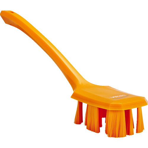 オレンジブック トラスコ中山　TRUSCOVikan UST ロングハンドルブラシ 4196 オレンジ 〔品番:41967〕[ 注番:8279676]特長●手の届きにくい洗浄箇所に適したハードタイプのロングハンドルブラシです。用途●食品機械...
