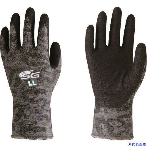 オレンジブック トラスコ中山　TRUSCOトワロン ニトリル背抜き手袋 SG−A047 ドラゴングレー LL 〔品番:SGA047LL〕[ 注番:8280750]特長●ニトリルゴムをコーティングしているため、突き刺し、引っ掻きに強く、耐摩耗...